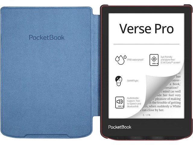 Pocketbook Shell Cover for Verse and Verse Pro, Blue