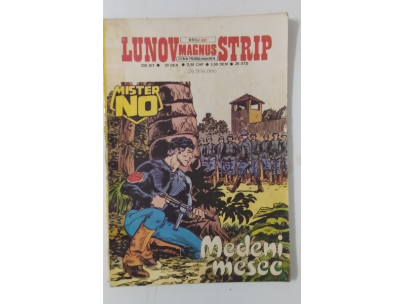 LMS 997 Mister No - Medeni mesec
