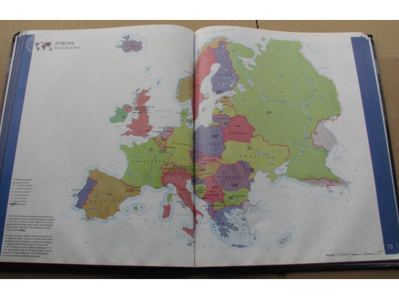 = Atlas Svijeta - Veliki format - 28 x 23cm - 122 str