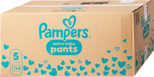 Pampers active baby
active baby pelene gaćice, veličina 5 (11-17kg), 164 kom