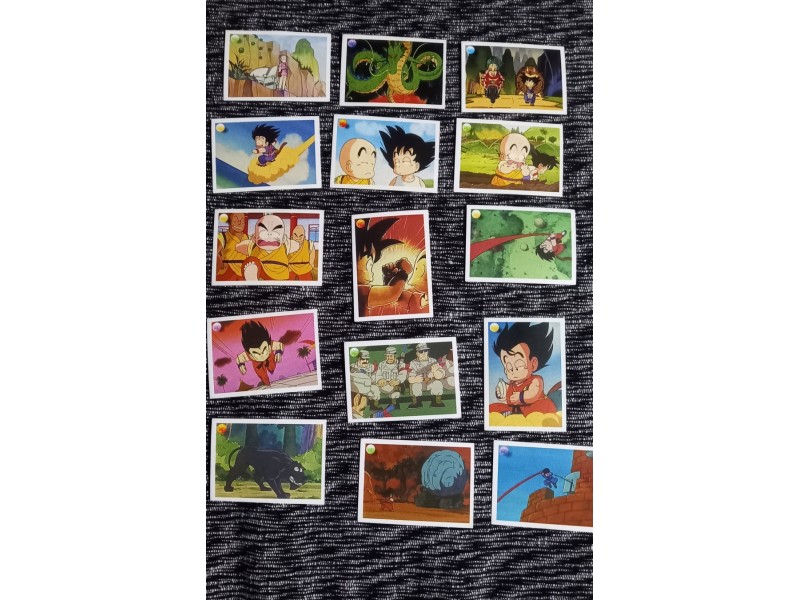 Zmajeva kugla Dragon Ball samolepljive sličice Panini