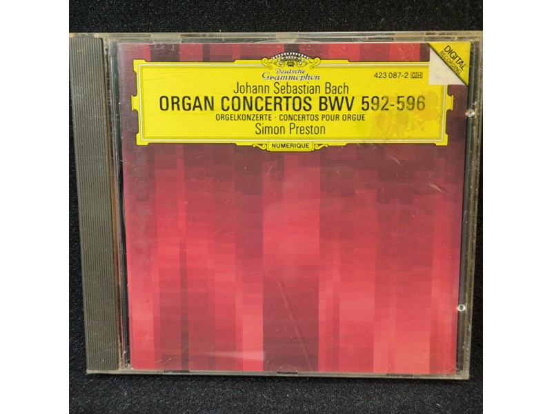 Simon Preston : Bach - Organ Concertos BWV 592-596