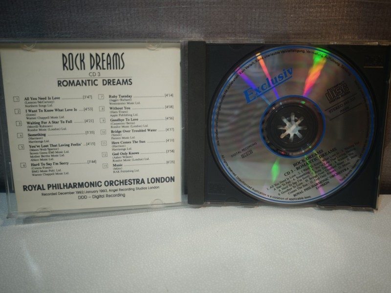 ROYAL PHILHARMONIC ORCHESTRA - ROCK DREAMS 3 CD