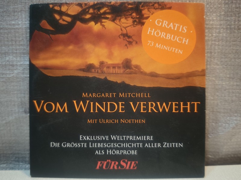 VOM WINDE VERWEHT PROMO AUDIO CD (2008) RETKO