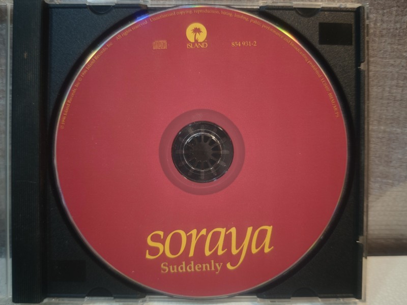 SORAYA - SUDDENLY SINGLE (1996) ISLAND RECORDS CD