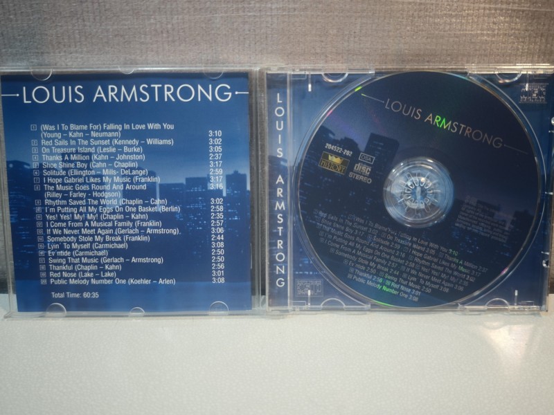 LOUIS ARMSTRONG - HISTORY 20 HITS (2000) JAZZ CD
