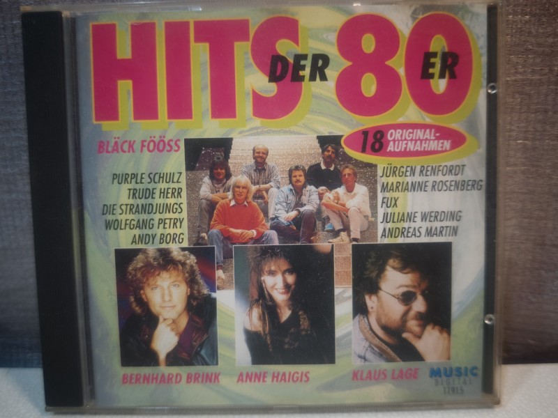 VA - HITS DER 80ER 18 ORIGINAL (1995) POP CD