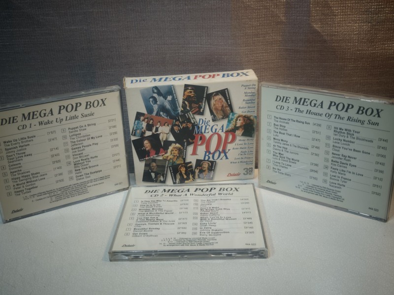 VA - DIE MEGA POP BOX BOX SET 3 CD (1994) POP ROCK