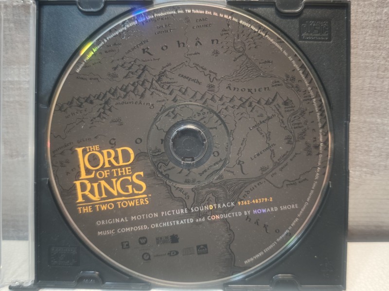 LORD OF THE RINGS THE TWO TOWERS (2002) SAMO CD