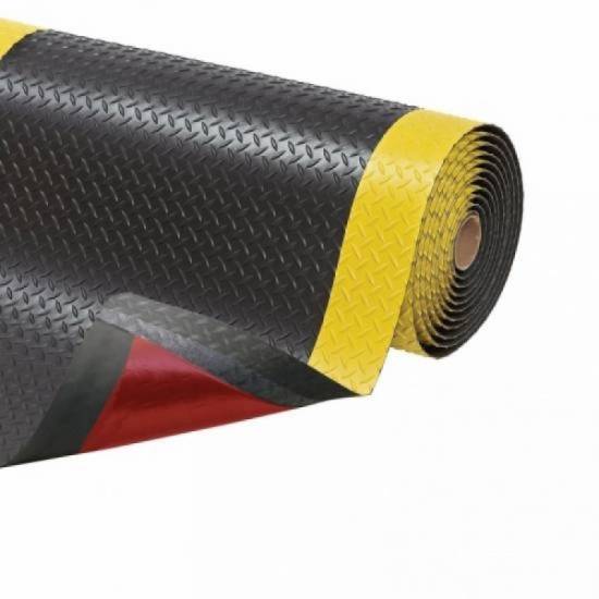 Heavy-Duty podloga protiv umora CUSHION TRAX crno-žuta - 14 mm