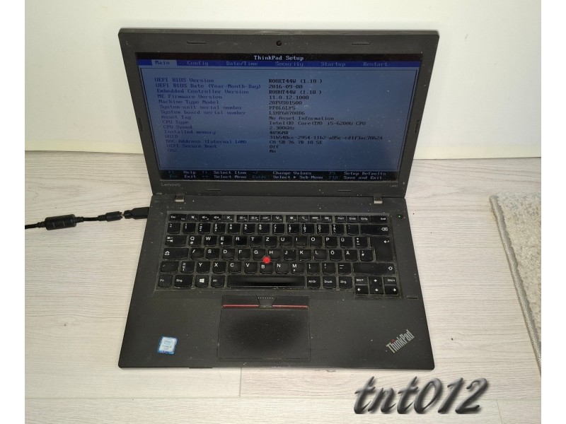 == LENOVO L460 = Intel i5-6200U = 4Gb = 14 LED ==