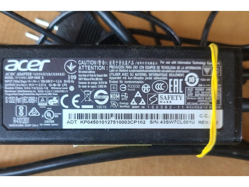 Acer 19V 2,37A