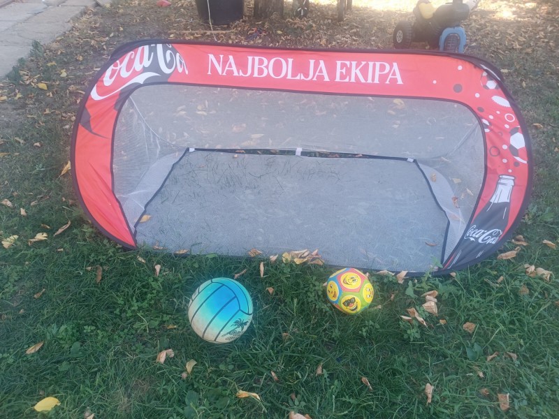 Fudbalski gol set Coca Cola Nekorisceni