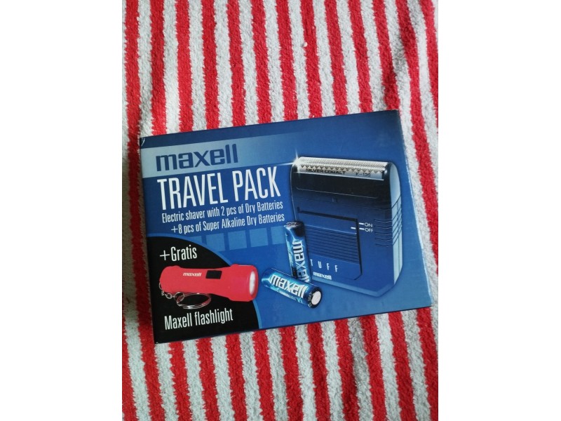 Maxel MM-1000M aparat za brijanje + maxell bateri lampa