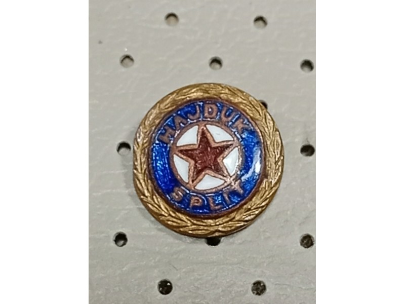 NK HAJDUK SPLIT Hrvatska stara emajl značka retko