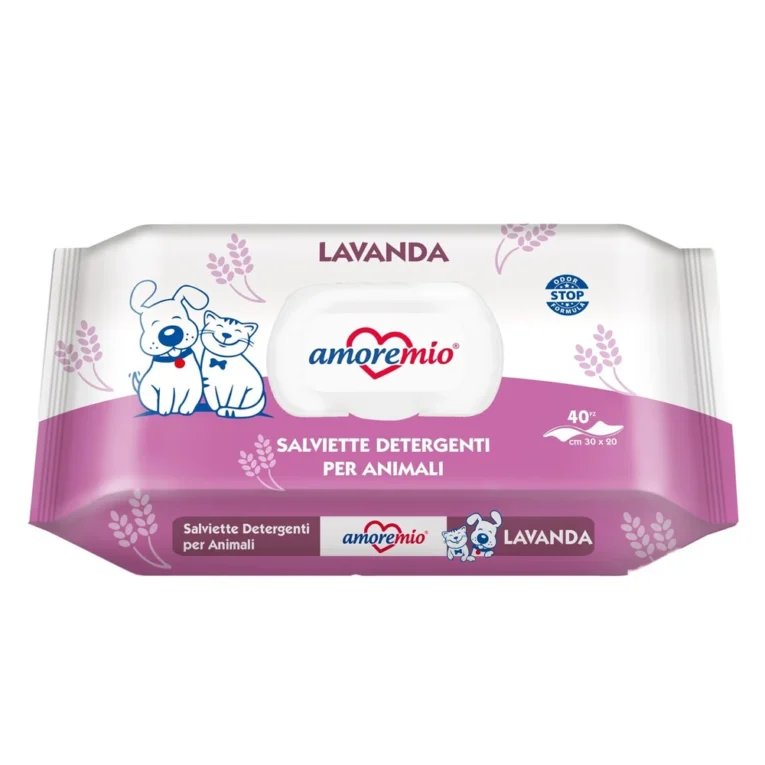 Amore Mio vlažne maramice Lavanda za pse – 40 kom