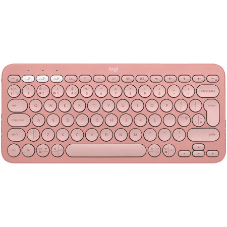 LOGITECH K380S Multi-Device Bluetooth Keyboard - TONAL ROSE - US INTL ( 920-011853 )