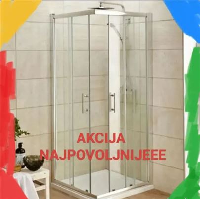 Tus kabine paravan novo 80x80 kabina.