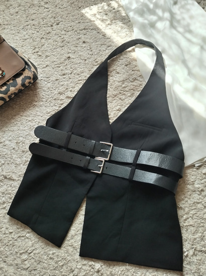    ZARA halter prsluk sa kaiševima ☆ Vel 40/L ☆