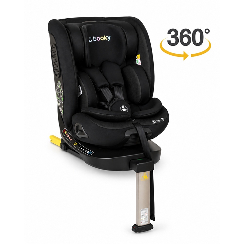 Booky Rome Isofix i-Size auto sedište 40-150cm Black
