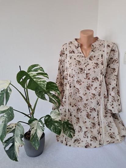 Komotna cvetna plus-size boho tunika vel XXL