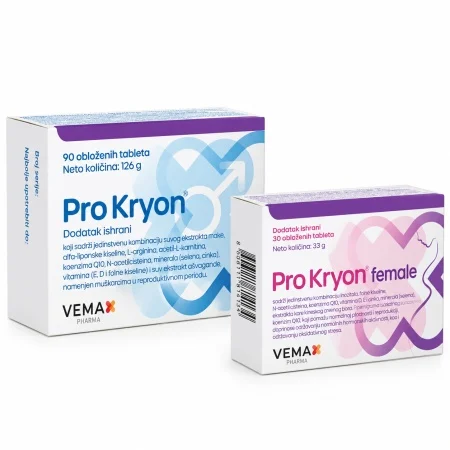 Pro Kryion ženski 30 tableta + muški 90 tableta