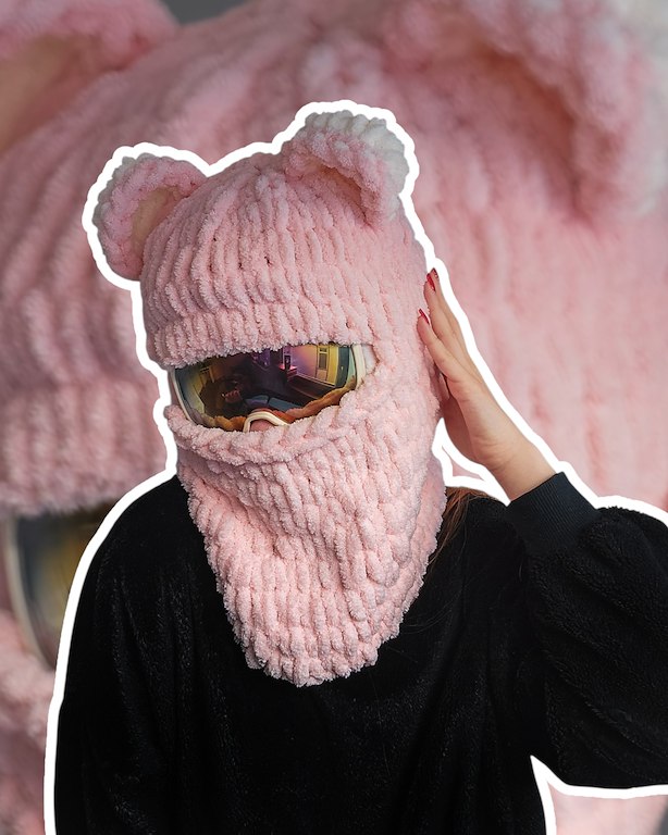 Teddy Fantomka za skijanje Ski kapa Ski balaclava