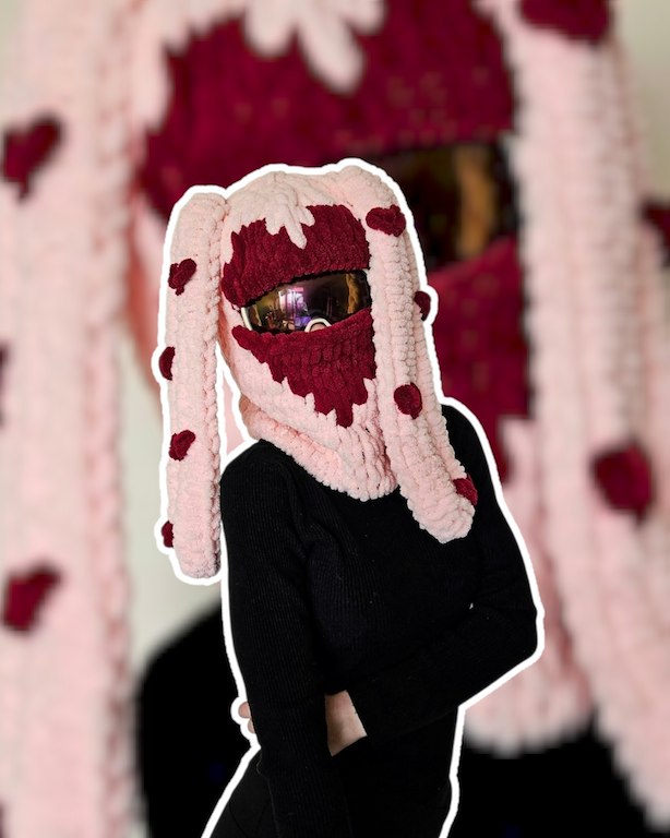 Valentine's Bunny Ski kapa Ski fantomka Ski balaclava
