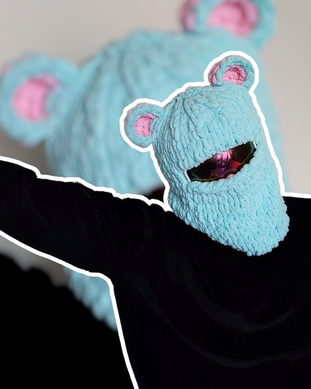 Teddy Fantomka za skijanje Ski kapa Ski balaclava