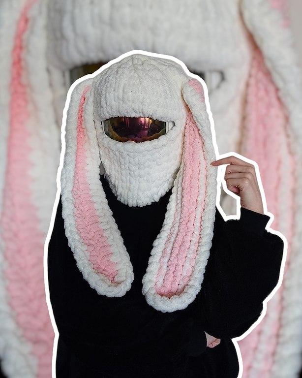 Bunny Ski kapa Ski fantomka Kapa za skijanje