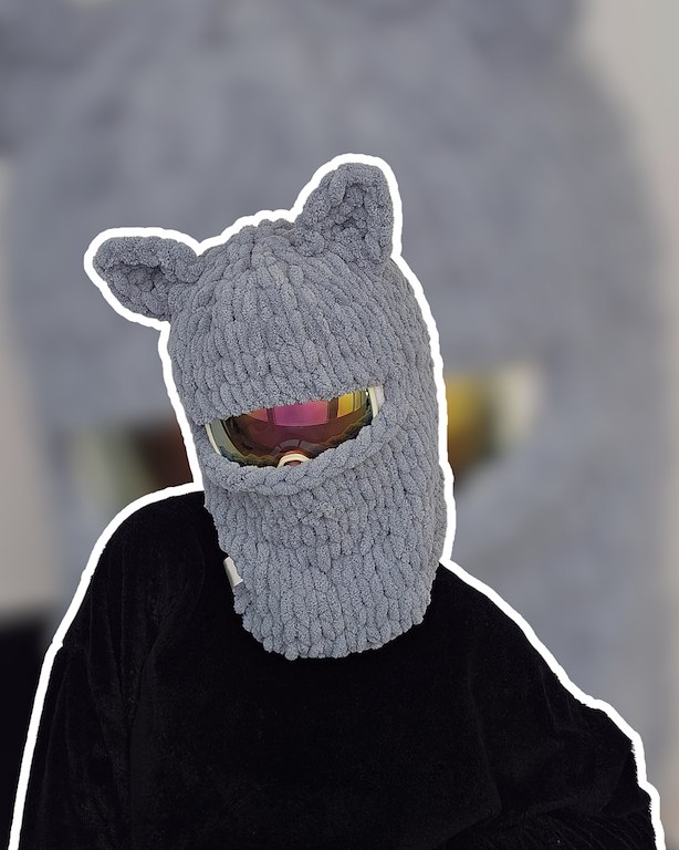 Cat Ski kapa Ski maska Fantomka za skijanje