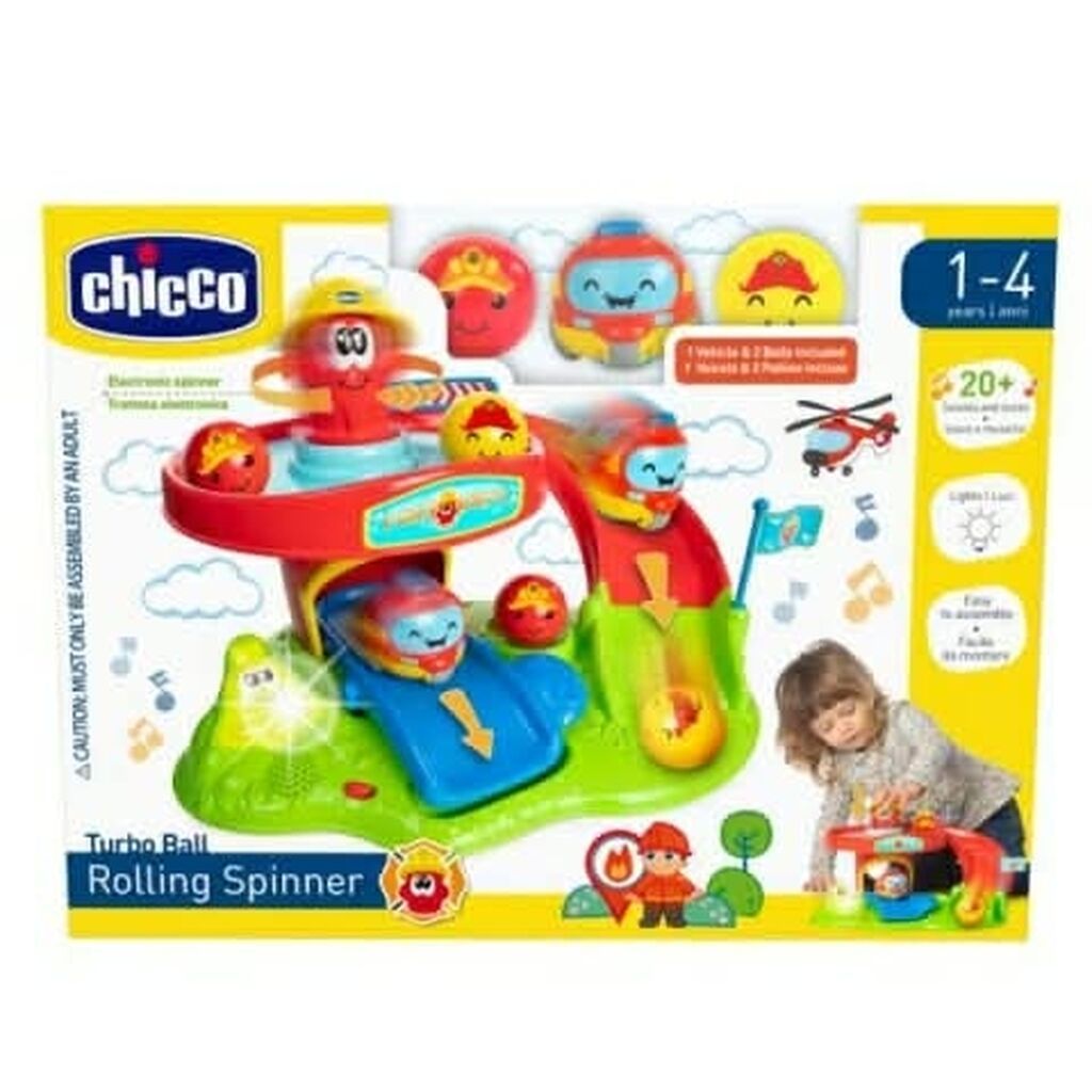 Chicco Turbo Ball Rolling Spinner – interaktivna staza sa elektronskim
