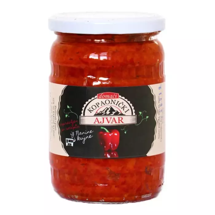 Domaći kopaonički ajvar 6x580gr