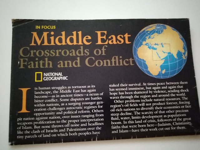 National geographic maps - Middle East