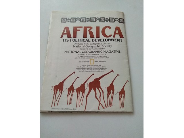 National geographic maps -Africa