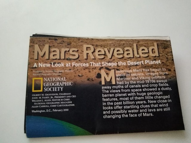 National geographic maps -Mars