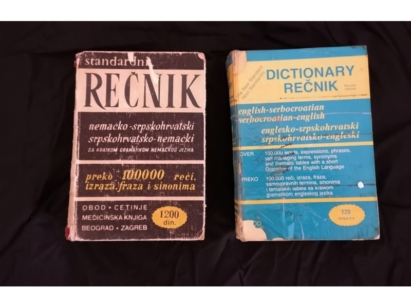 Nemačko - srpski... Englesko - srpski rečnici