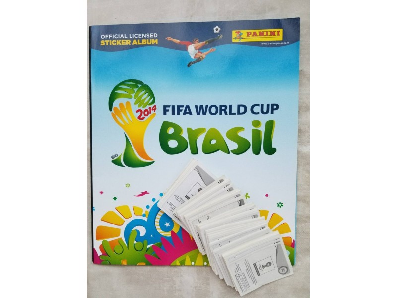Brazil 2014, FIFA WC prazan album + 189 živih sličica
