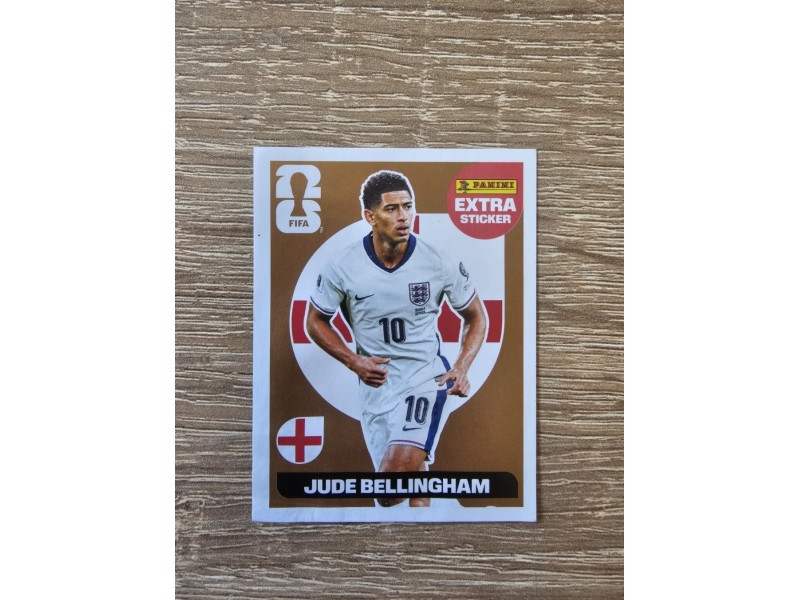 Jude Bellingham - Bronze Extra Sticker WC 2026