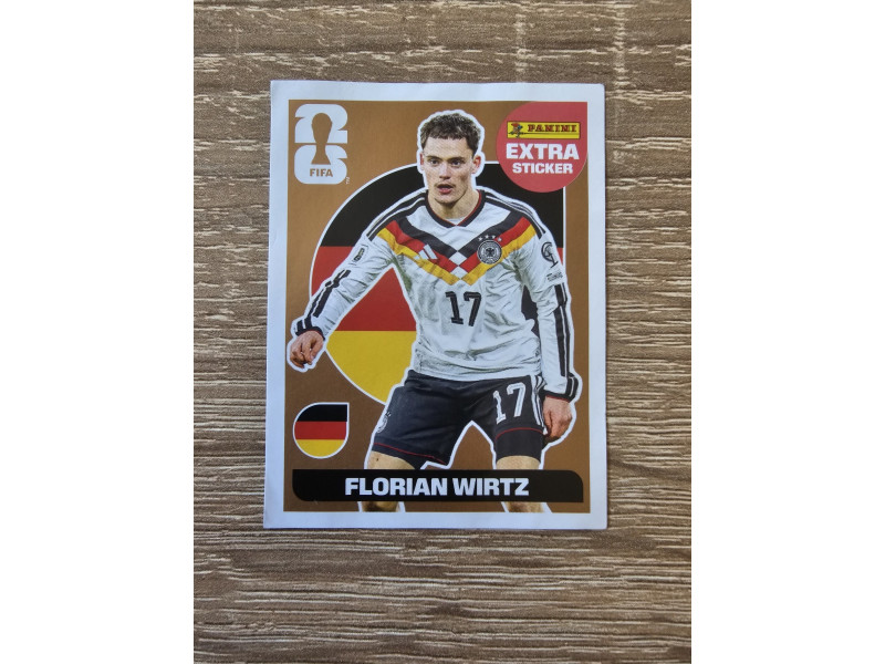 Florian Wirtz - Bronze Extra Sticker WC 2026