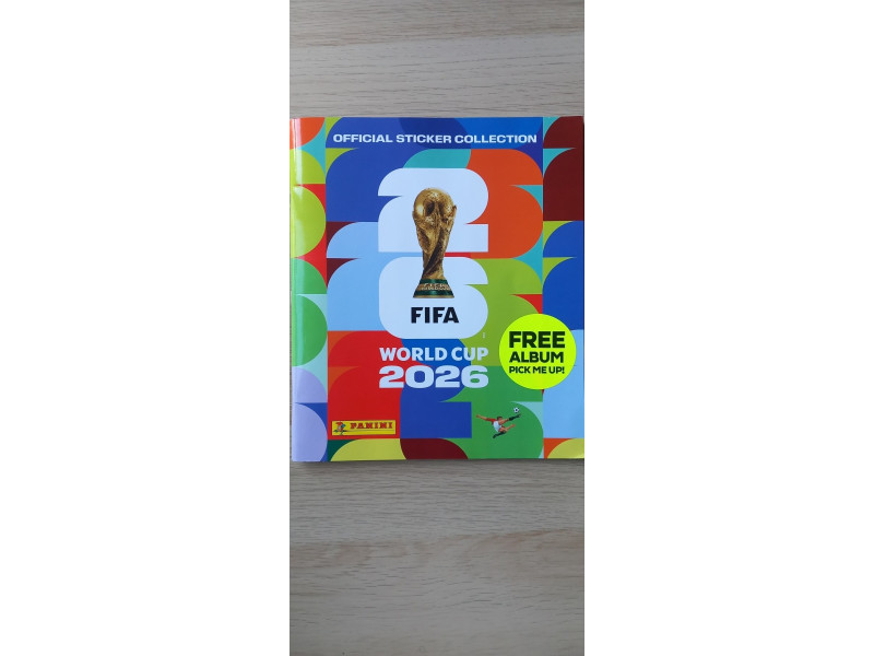 PANINI FIFA WORLD CUP 2026 ENGLESKI ALBUM