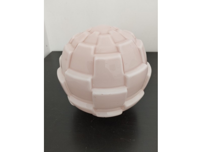 Vintage Art Deco staklena kugla za lampu