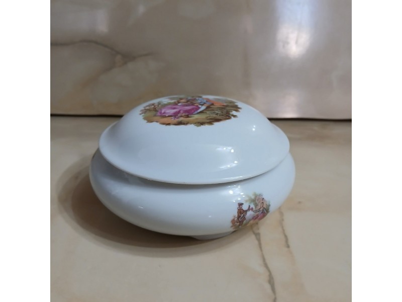 L'Hirondelle France luksuzna porcelanska bombonijera