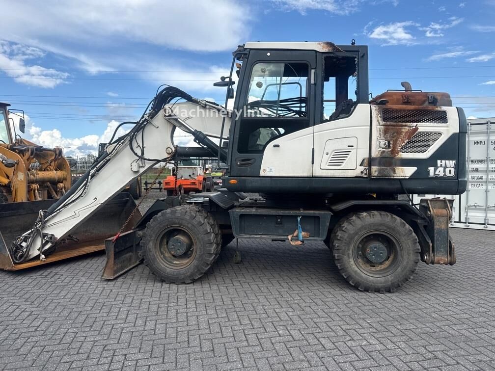 Hyundai HW140 - Brandschade / Fire demage / Brandschaden bager točkaš