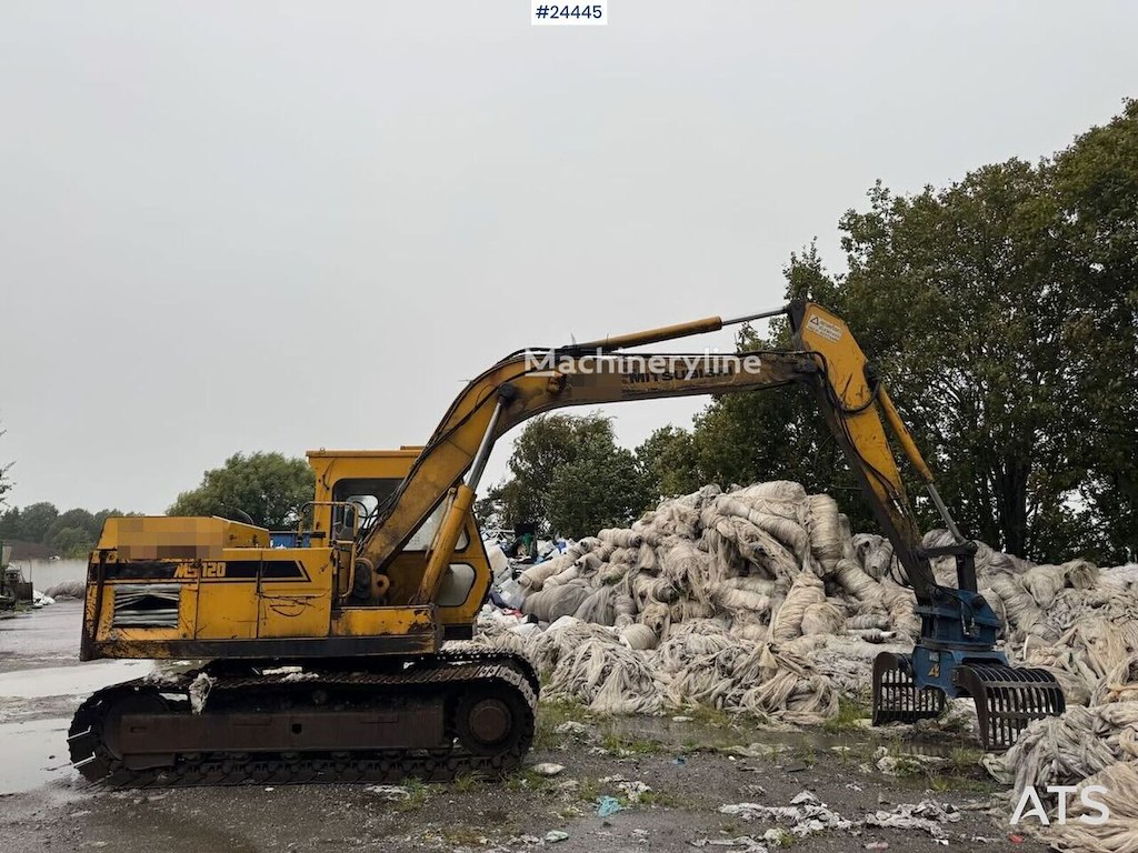 Mitsubishi SM120-8 Gravemaskin - 3 skuffer - 6400 timer bager guseničar