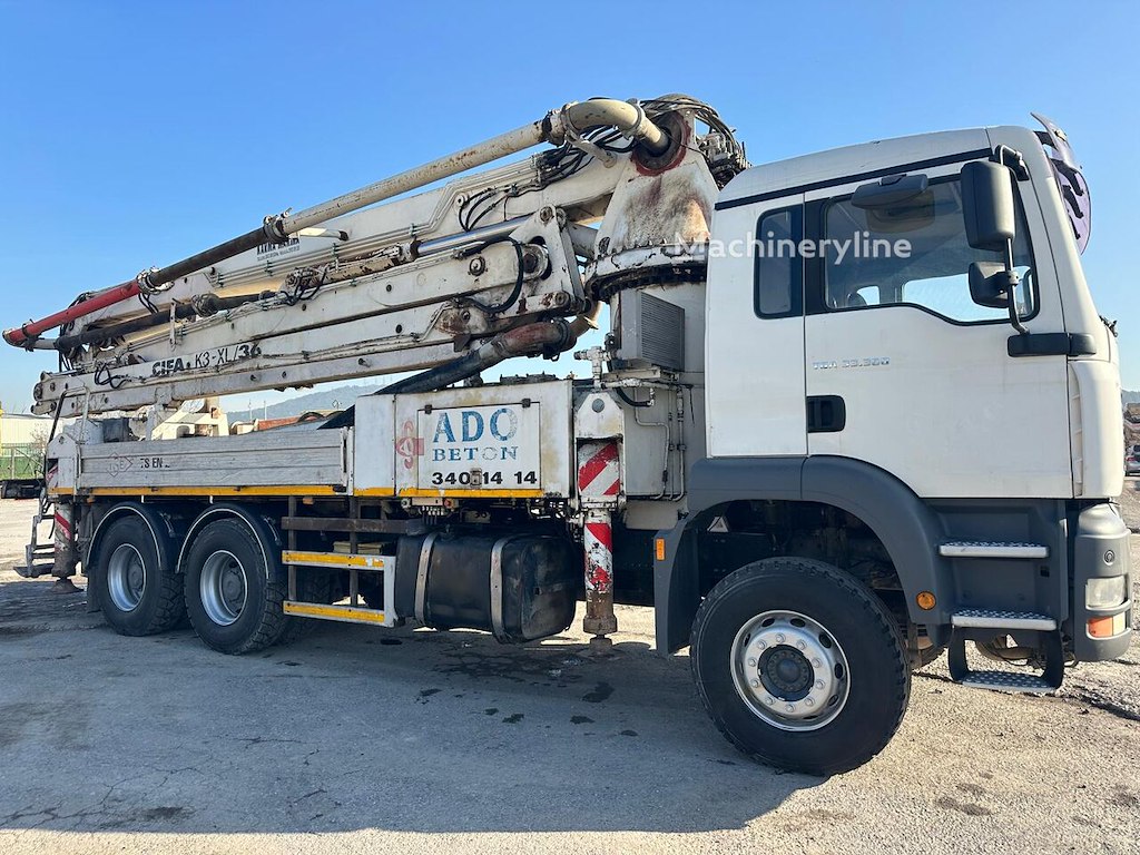 Cifa 2006 na šasiji MAN 33.360 pumpa za beton