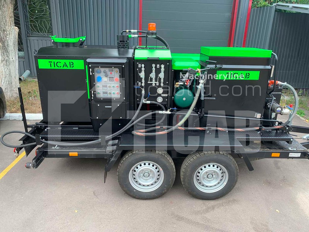 Nova TICAB Manufacturer Bitumen Emulsion Sprayer with Crack Sealer=COMBO prikolica za rasipanje asfalta