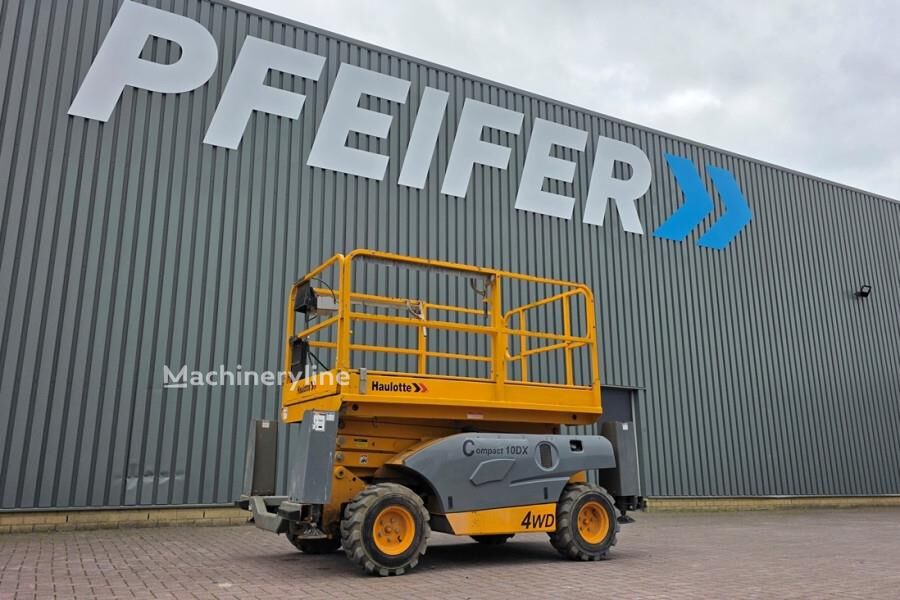 Haulotte COMPACT 10DX Diesel, 4x4 Drive, 10.2m Working Heig makazasta platforma