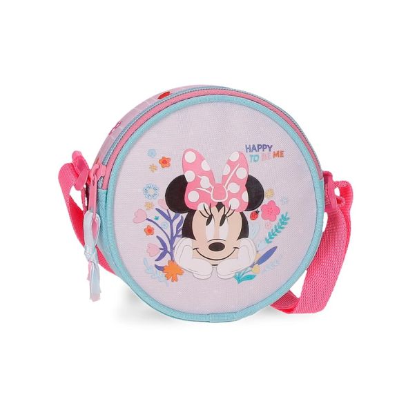 DISNEY HAPPY TO BE ME dečija torba na rame - pink