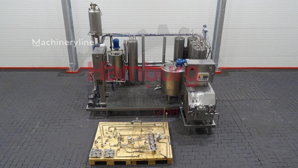 ICE Talleres Garvía / FBF Iberica Pilot Pasteurisation Plant with ho oprema za proizvodnju sladoleda